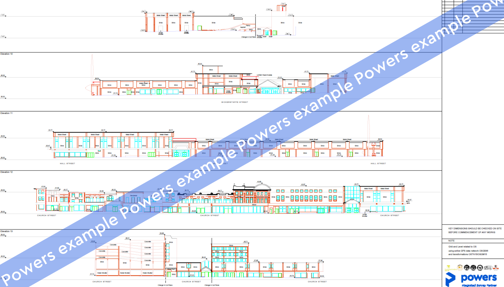 Powers | Survey drawing examples – Powers