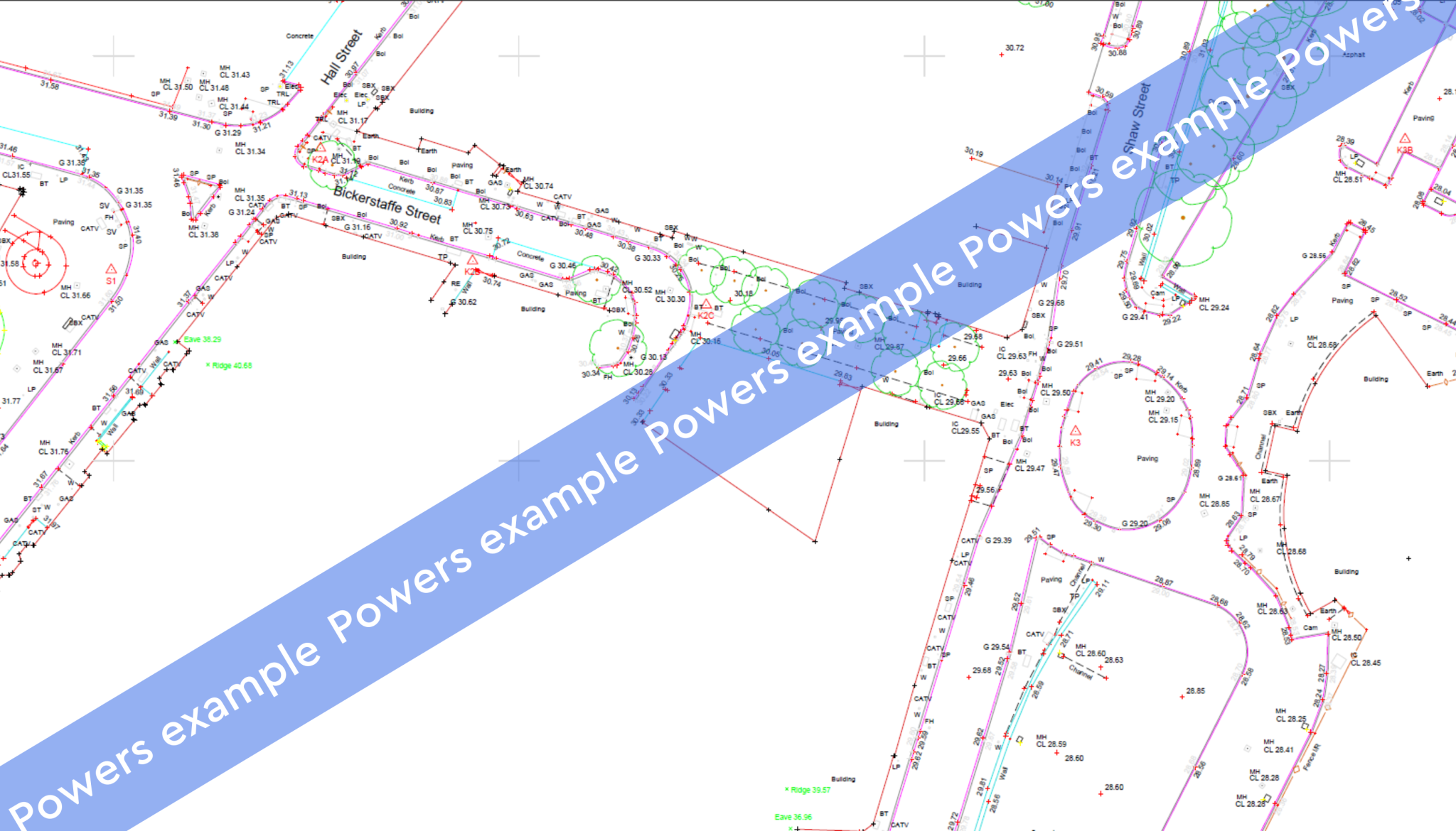 Powers | Survey Drawing Examples – Powers